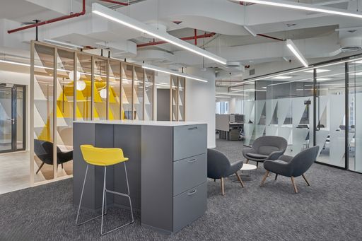 A multinational financial services corporation Workspaces Interior ...