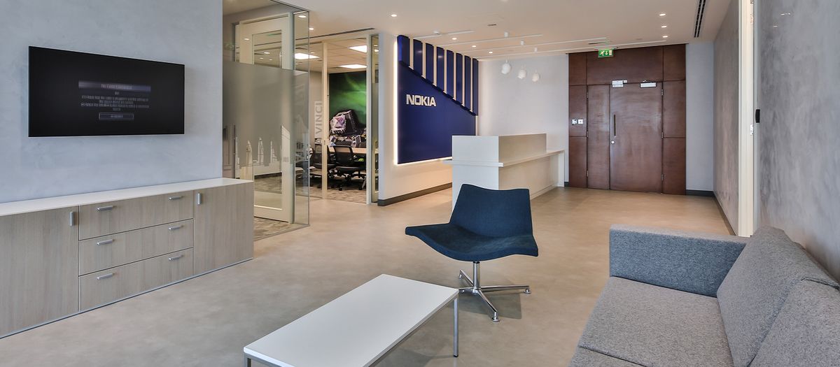Nokia Workspaces Interior Fitouts Design Dubai, Abu Dhabi UAE - KPS World